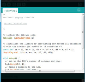 What is Arduino software (IDE), and how use it? - AndProf
